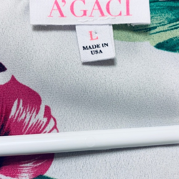 a'gaci | Tops | Agaci Top In White And Sizel | Poshmark